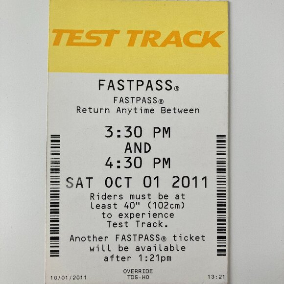 Disney | Other | Walt Disney World Test Track Original Version 208 ...